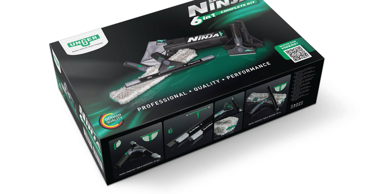 Unger ErgoTec® Ninja 6in1 Advanced Starter Set | Unger® COMPLETE KITS ...