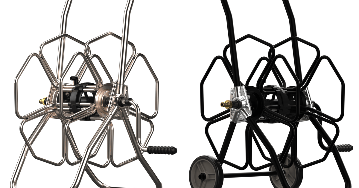 FaceLift Industrial Combination Hose Reel Water Fed Window Cleaning ...
