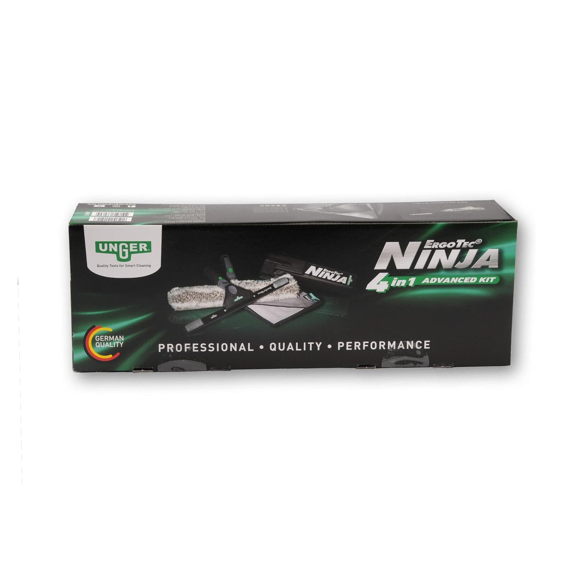 Unger ErgoTec® Ninja 4in1 Advanced Starter Set | Window Cleaning Kits ...