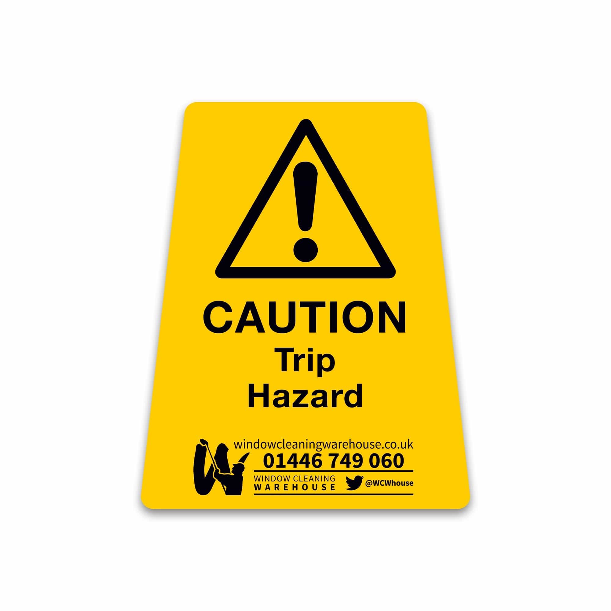 High Tack Hazard Cone Stickers | Window Cleaning Equipment - Window ...